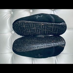 Otz | Shoes | Otz Shoes Black Suede Shearling Lined Slipon Shoes ...